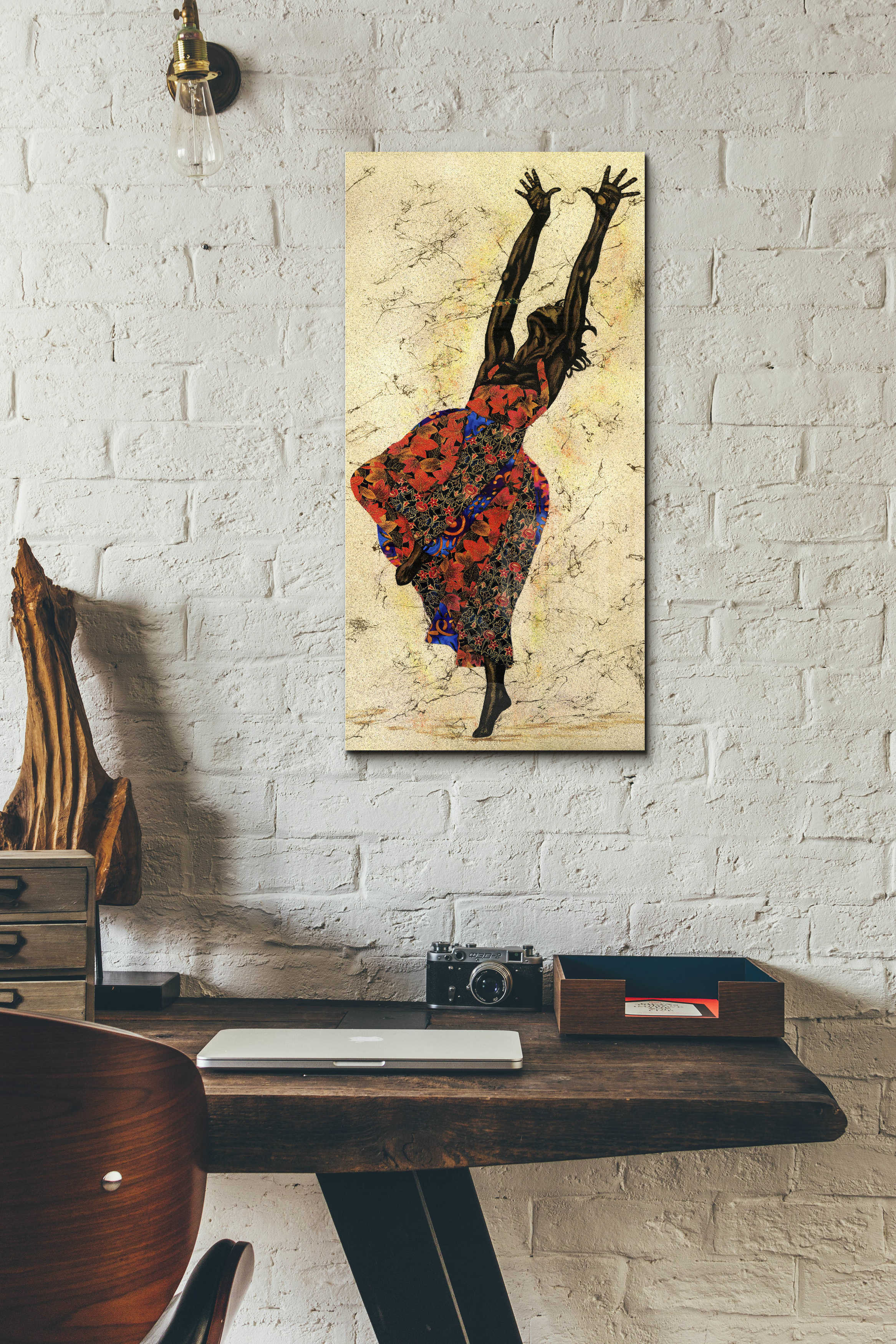 Bungalow Rose Her Freedom by Alonzo Saunders - Unframed Painting | Wayfair